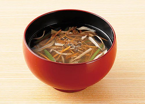 Sawani-wan Clear Soup with Pork and Julienned Vegetables | Kikkoman ...